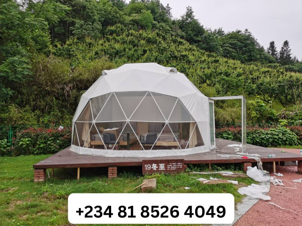 Round Geodesic tent. - Buymarqueetents | Tents and Marquees Nigeria